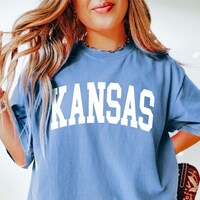 Kansas State Shirt, Kansas Map Shirt, Kansas Lover Shirt, Kansas Travel ...
