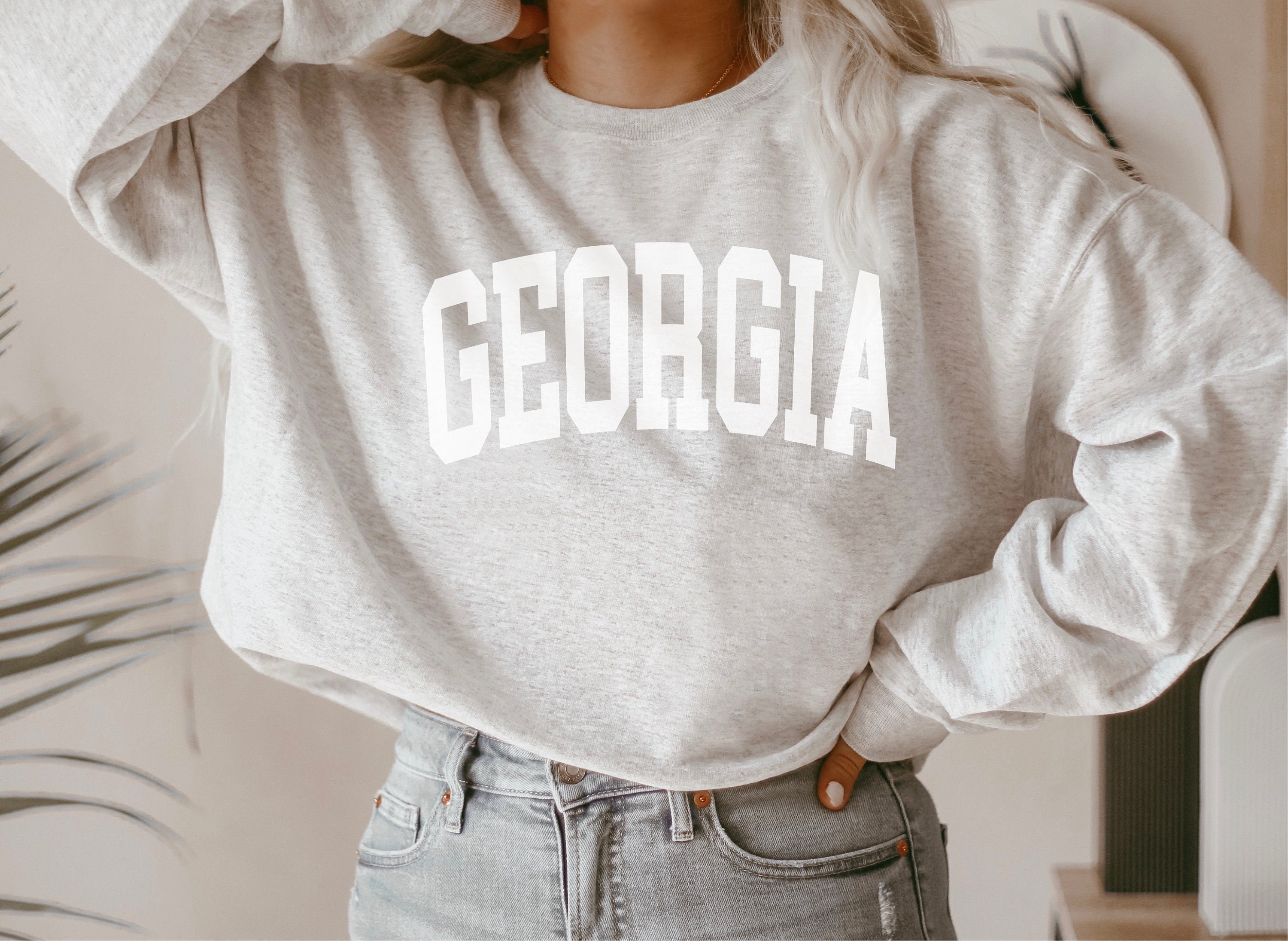 Vintage Georgia Sweatshirt Georgia Fan Crewneck Sweatshirt - Etsy