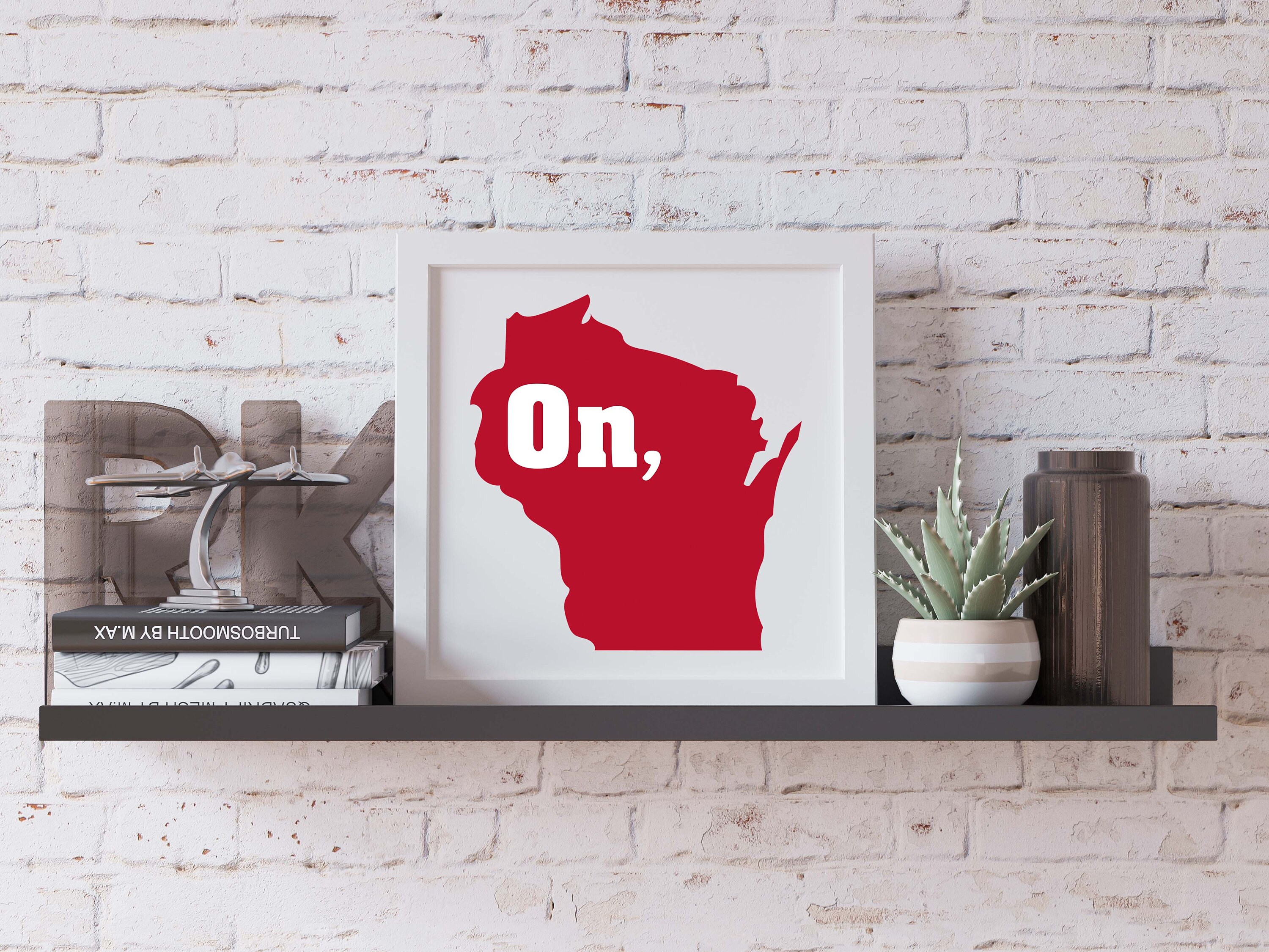 University of Wisconsin-madison - On, Wisconsin! Graphic - Etsy