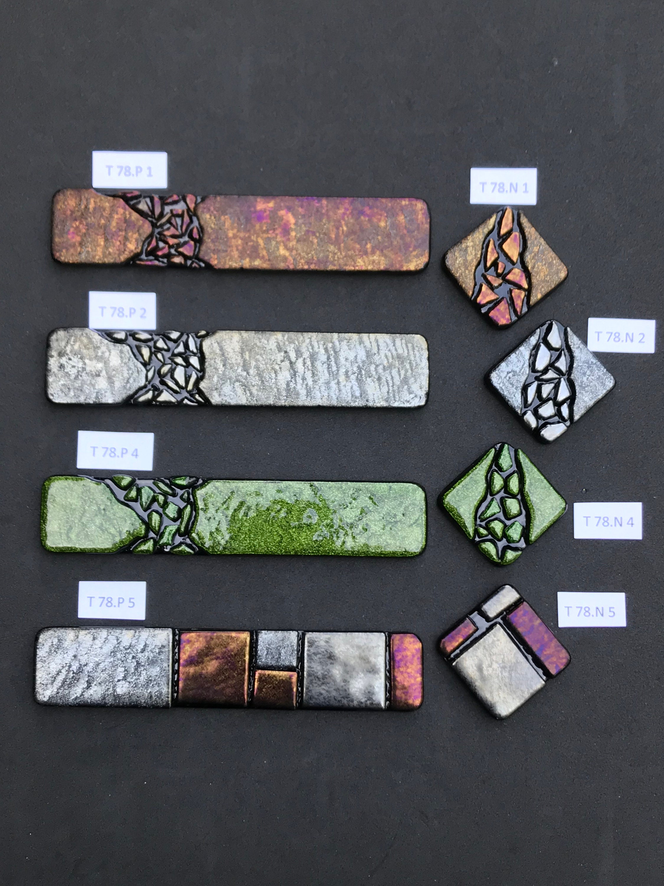 RIVER GEO Fused Glass "by Charlie" Hand Crafted Drawer/cabinet Pulls ...