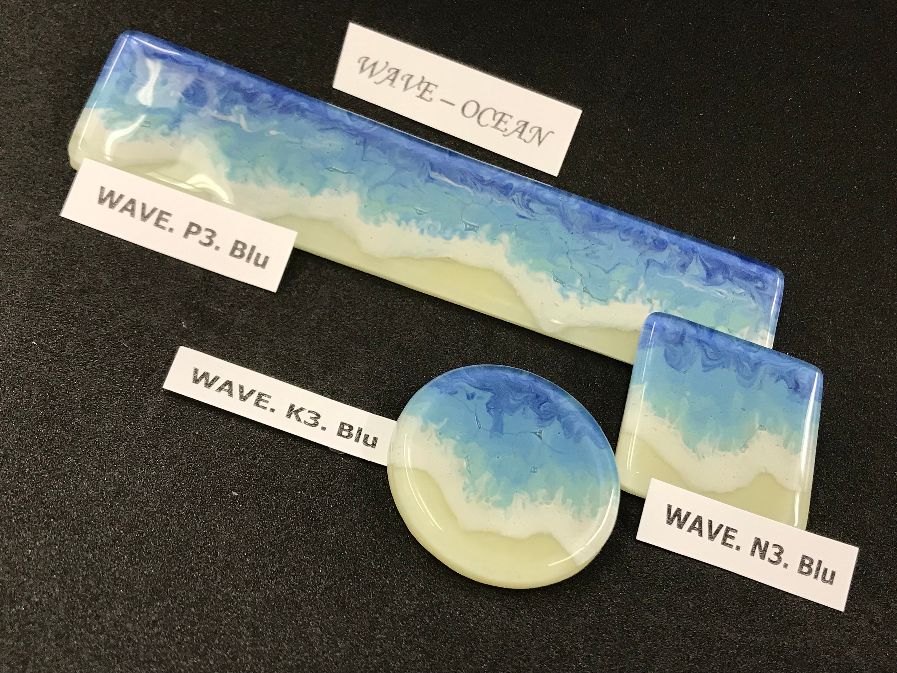 WAVE/OCEAN Fused Glass by Charlie Hand Crafted - Etsy