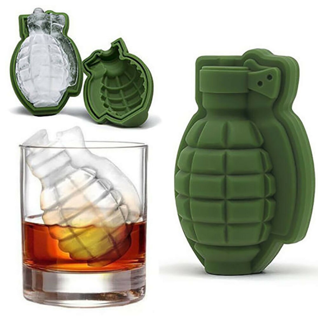 Silicone Grenade Ice Cube Mold - Etsy