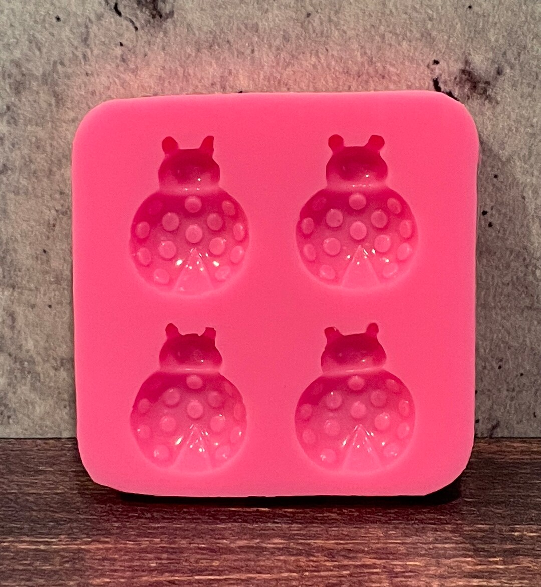 Silicone Lady Bug Resin Mold for DIY, Craft, Coaster, Soap, Baking ...
