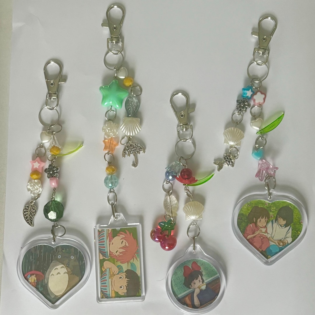 Studio Ghibli Anime Keychains Various Anime Keychains Studio Ghibli ...