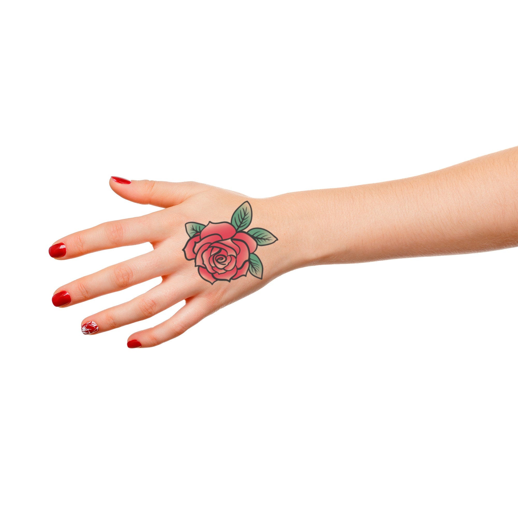 Rose Temporary Tattoo - Etsy