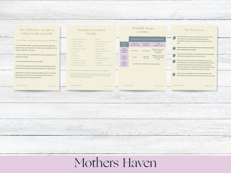 Printable Breastfeeding Guide | Breastfeeding Guide | Pregnancy Must ...