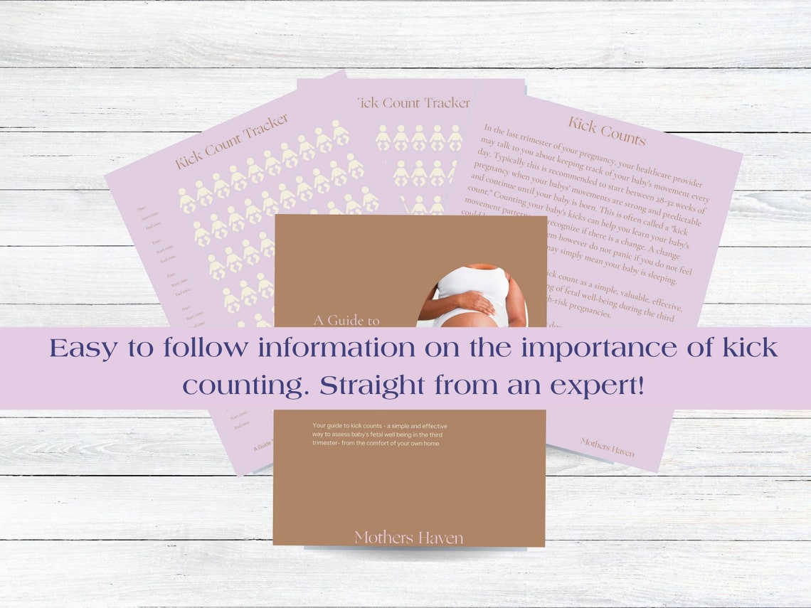 Printable Kick Count Log | Pregnancy Tracker | Kick Count Information ...