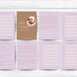 Printable Kick Count Log | Pregnancy Tracker | Kick Count Information ...