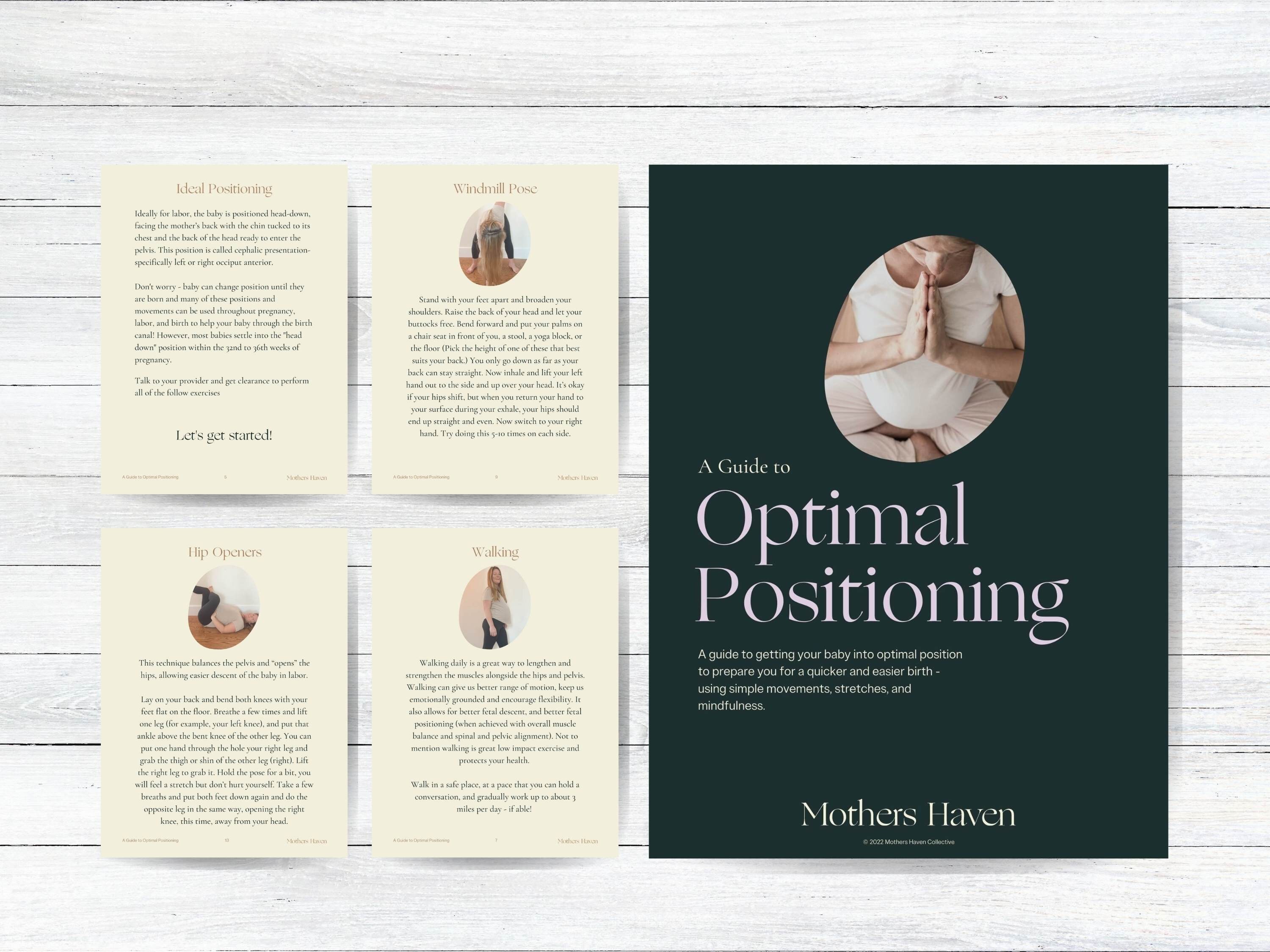 Printable Optimal Positioning Ebook | Pregnancy Guide | Pregnancy Must ...