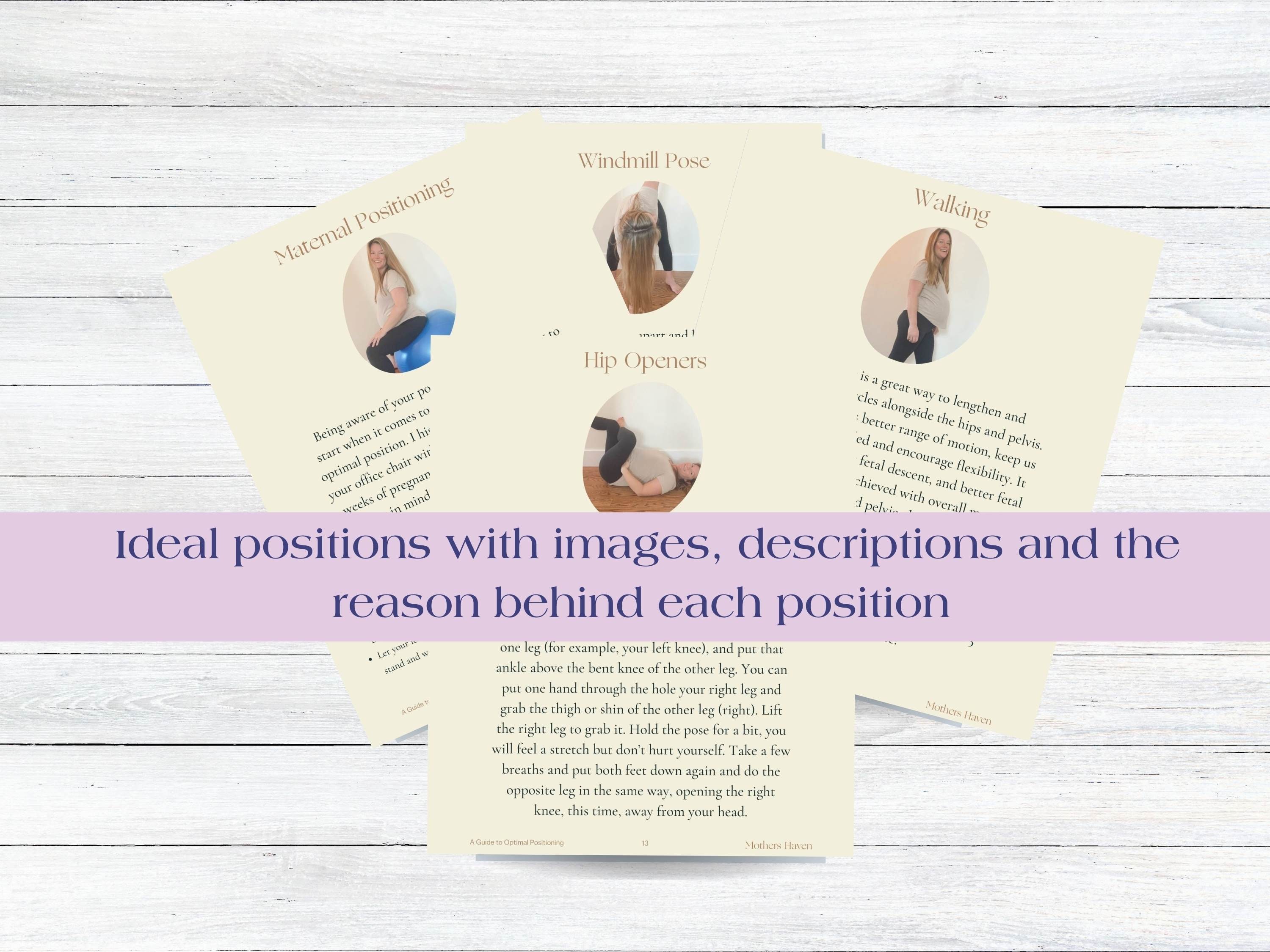 Printable Optimal Positioning Ebook | Pregnancy Guide | Pregnancy Must ...