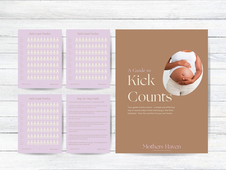 Printable Kick Count Log | Pregnancy Tracker | Kick Count Information ...