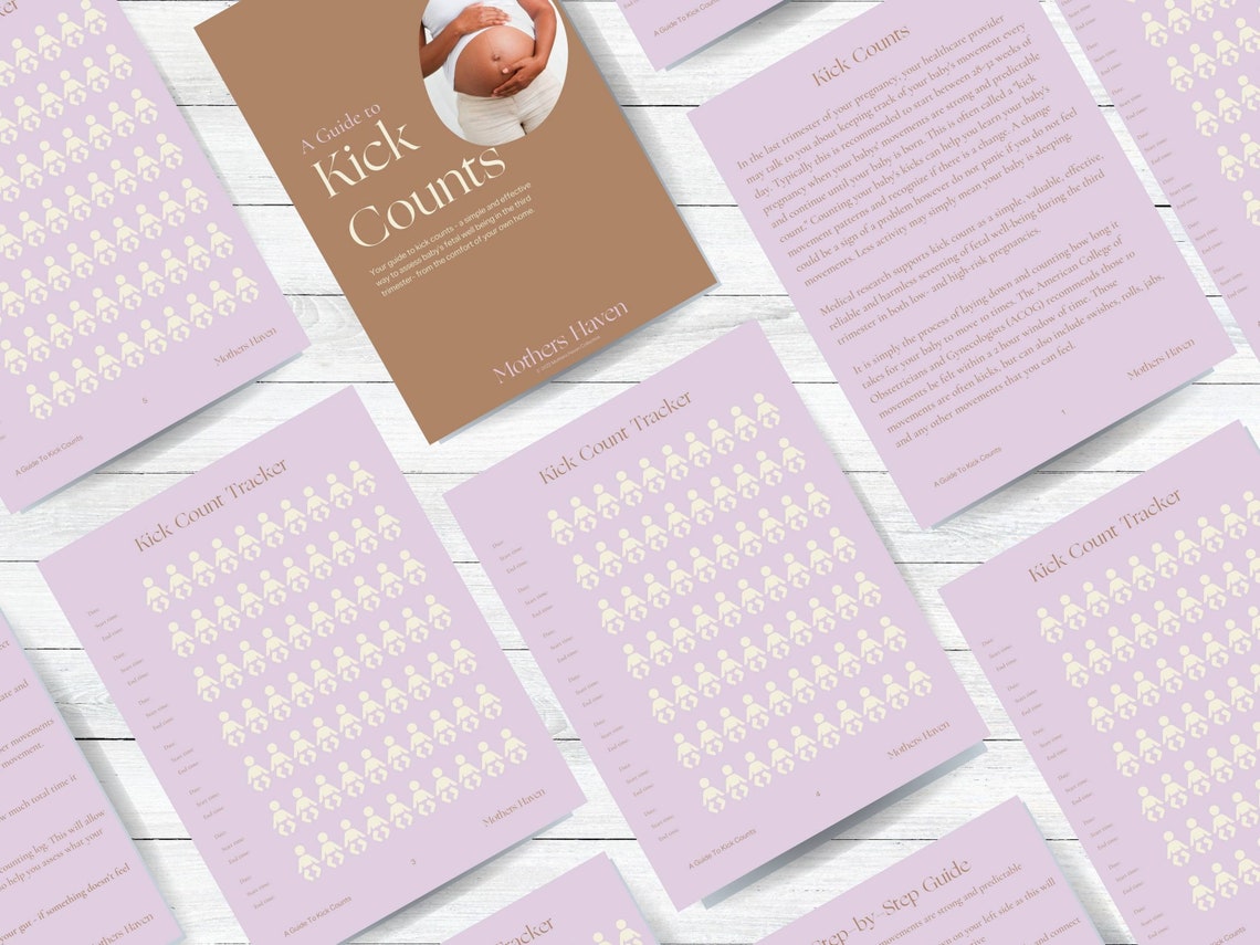 Printable Kick Count Log | Pregnancy Tracker | Kick Count Information ...