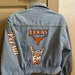 Hand Painted University of Texas Jean Jacket - Etsy