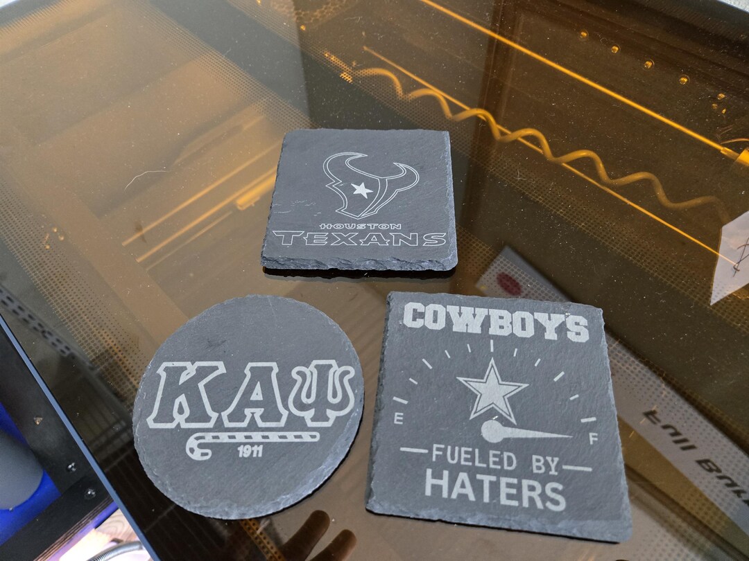 Customizable Slate Stone Coasters - Etsy