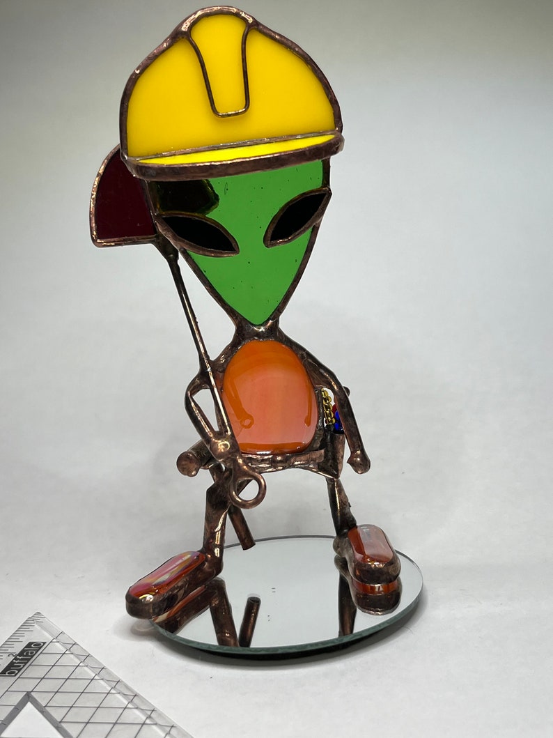 Alien Construction Worker - Etsy