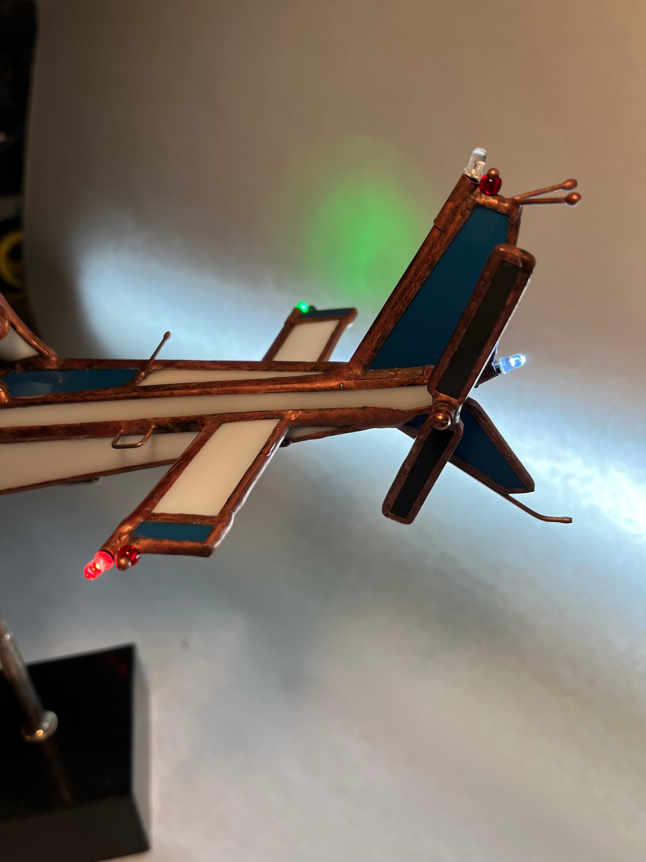 Helicopter With LED Navigation Lights - Etsy