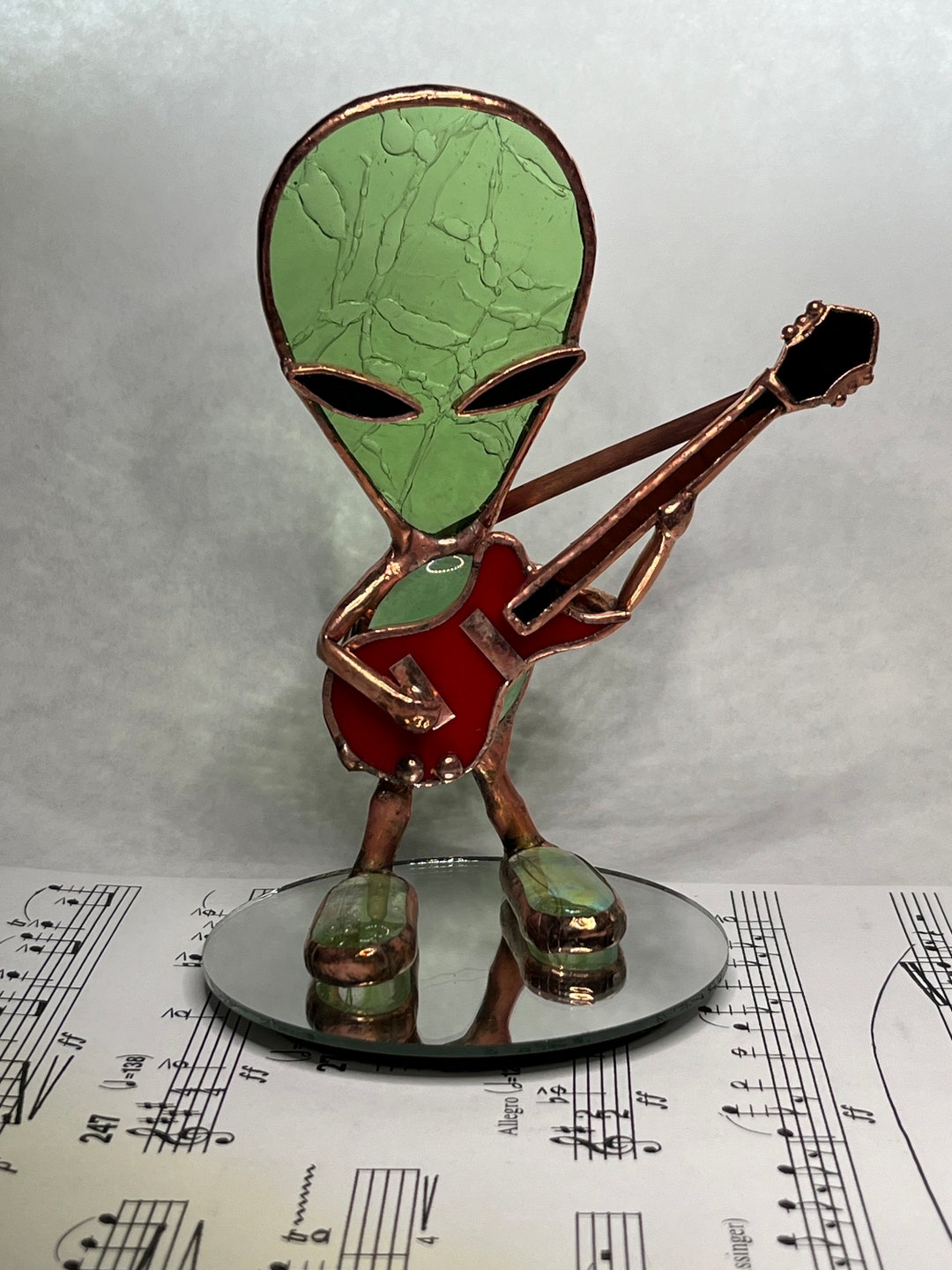 Alien Jamming on Electric Guitar - Etsy