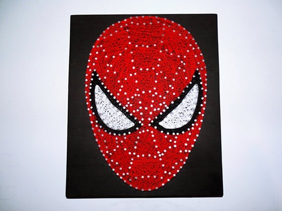 Spiderman Hero String Art Gift | Etsy