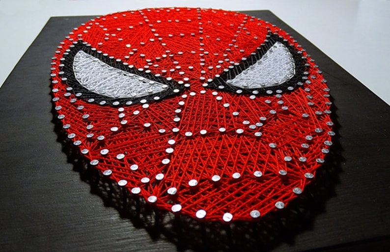 Spiderman Hero String Art Gift | Etsy