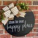 This is Our Happy Place Door Sign/ This is Our Happy Place Wreath/ This ...