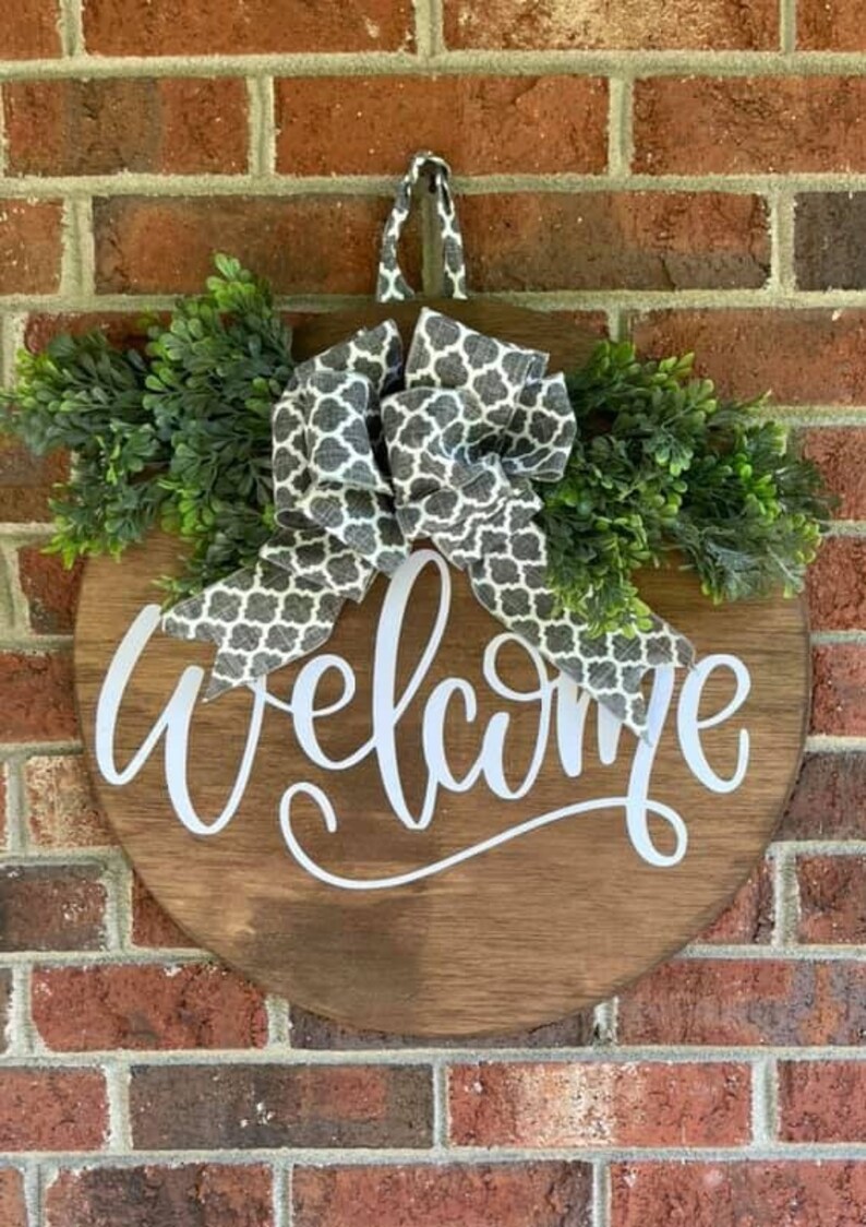 Welcome Door Sign - Etsy