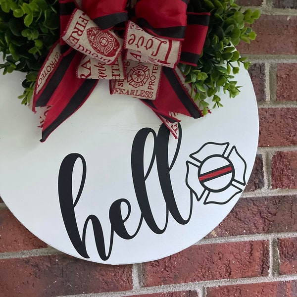 Fire Chief Door Sign - Etsy