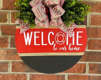 Firefighter Welcome Sign - Etsy