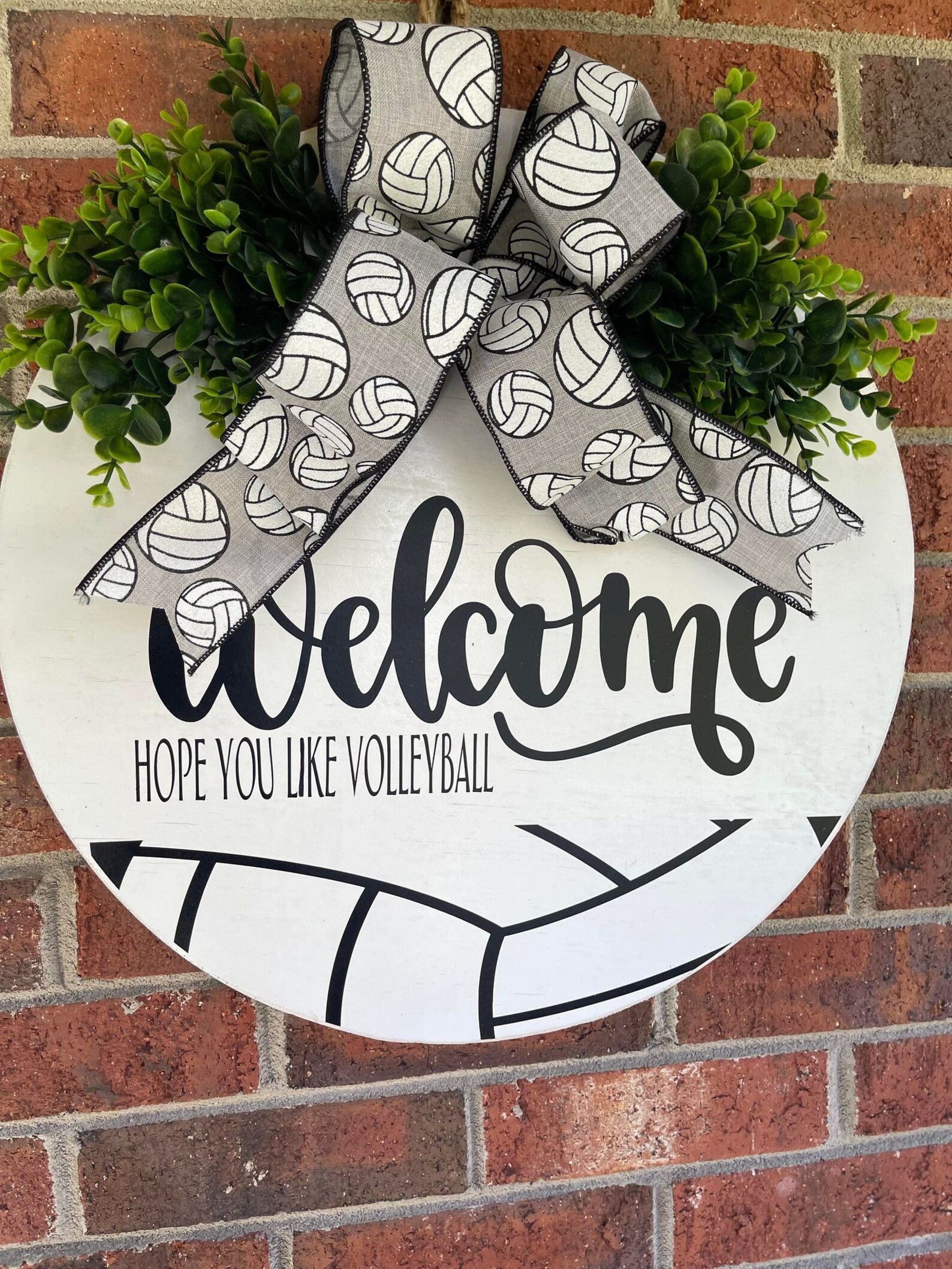Volleyball Welcome Sign/ Volleyball Wreath/ Volleyball Door - Etsy Volleyball Welcome Sign/ Volleyball Wreath/ Volleyball Door - Etsy