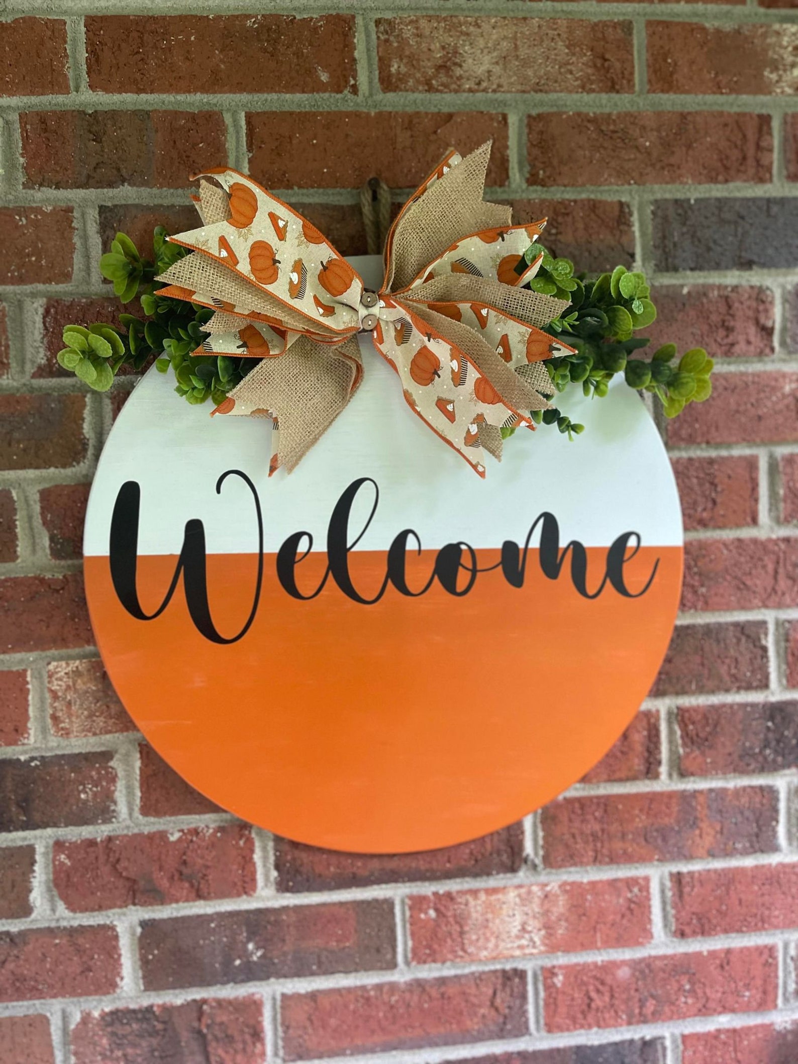 Welcome Door Sign Fall Welcome Door Hanger Fall Sign for the - Etsy