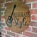 Bluegrass Style Door Sign Guitar Wreath Custom Instrument - Etsy
