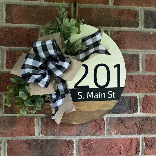 House Number Sign - Etsy