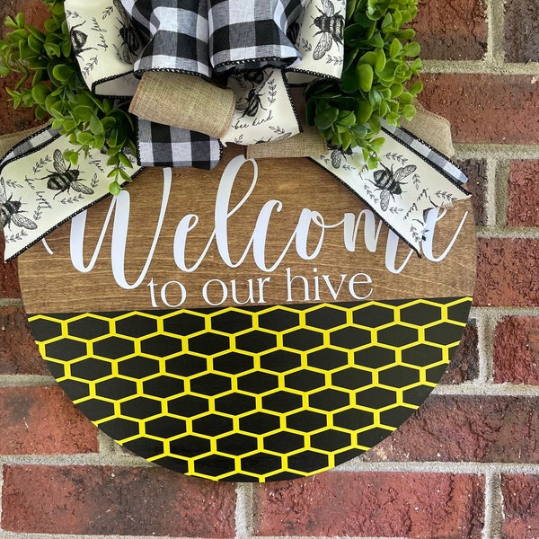 Bee Door Sign - Etsy