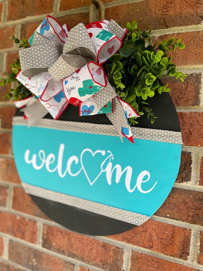 Nurse Door Sign Nurse Welcome Sign Nurse Door Hanger Nurse - Etsy