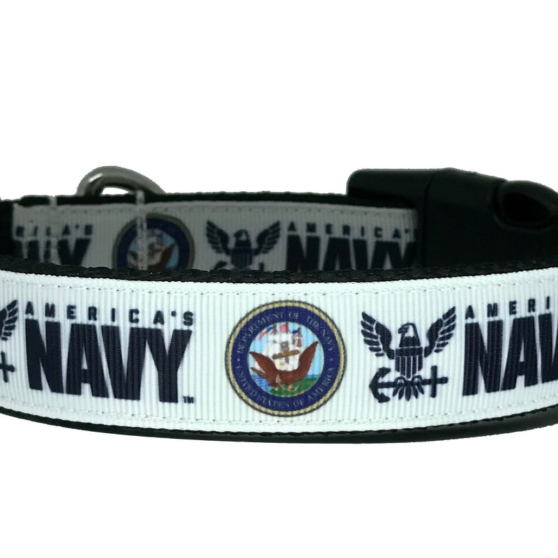 Navy Blue Dog Collar - Etsy