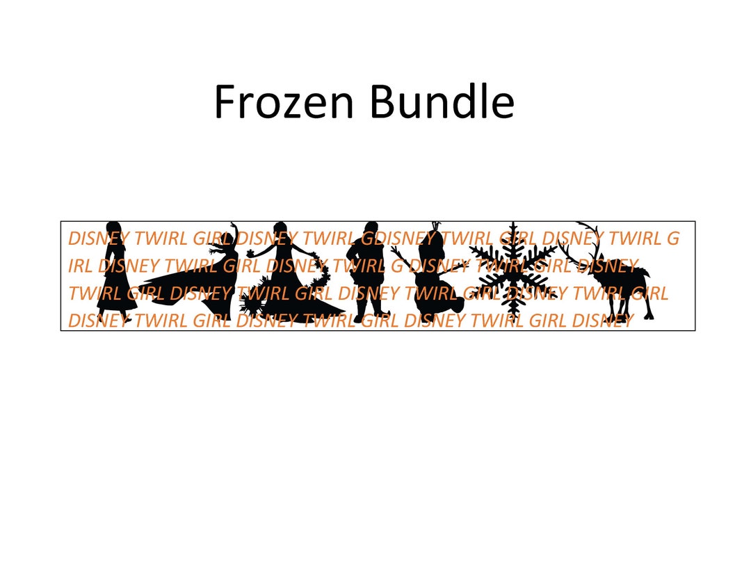Frozen Bundle SVG, DXF, PNG Files - Etsy