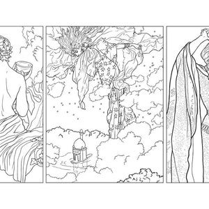 Art History Adult Coloring Book PDF - Etsy
