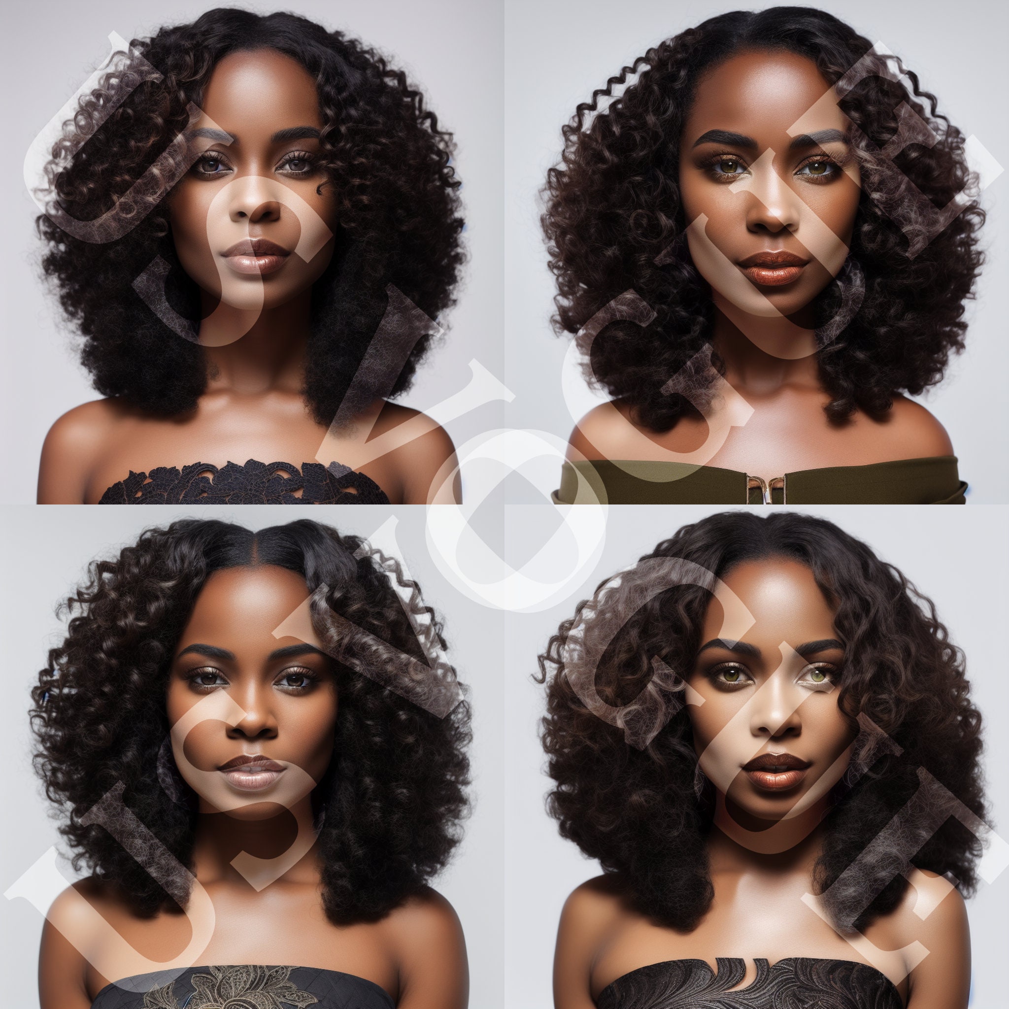 Glamourous Hair & Beauty Stock Photo Collection: Zoom Model Face ...