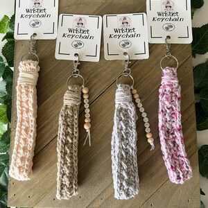 Crochet Keychains, Wristlet, Keychains Wristlet,crochet Wristlet ...