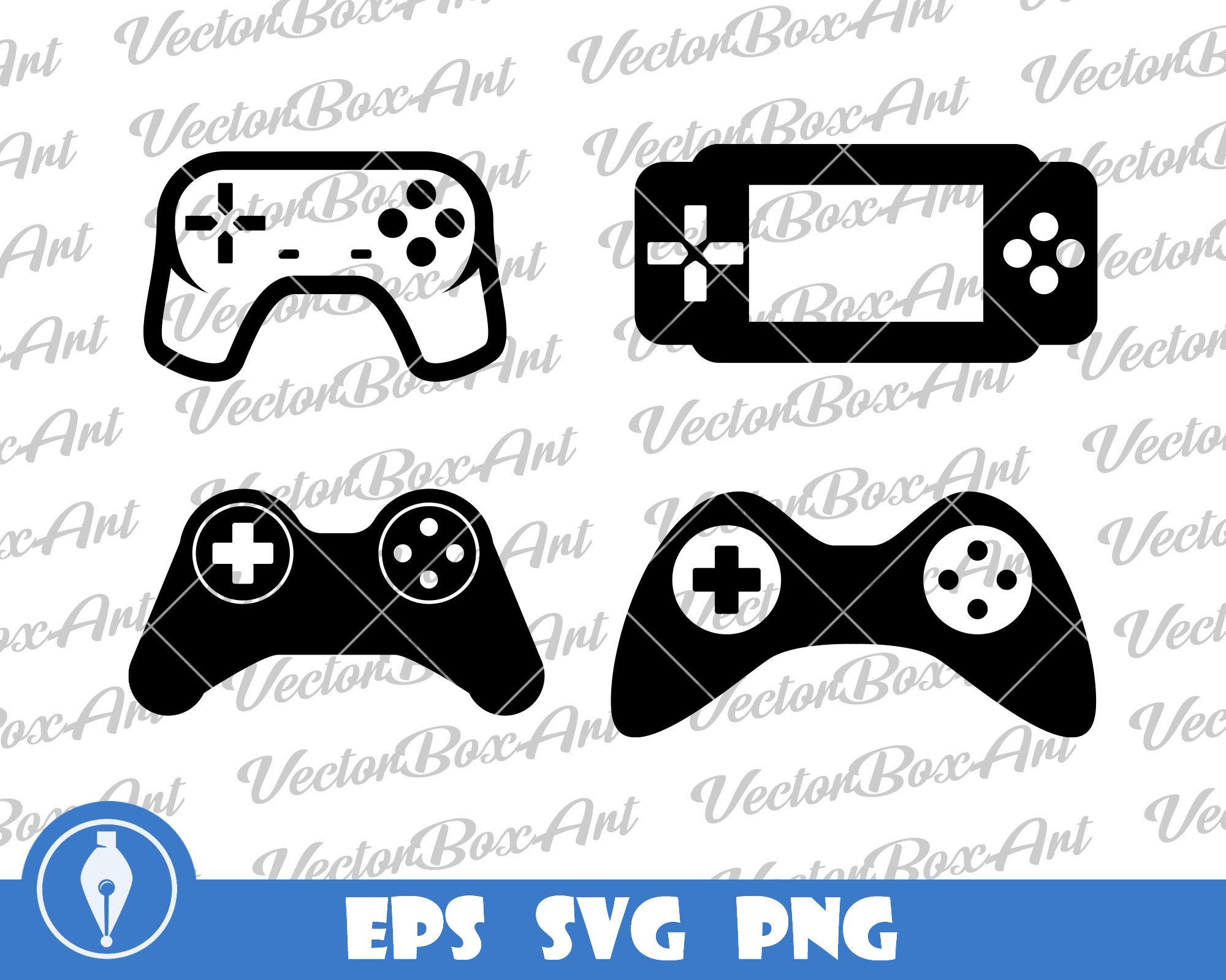 Gamepad Svg, Game Controller Clipart, Gamer Svg, Gamepad Clipart, Game ...