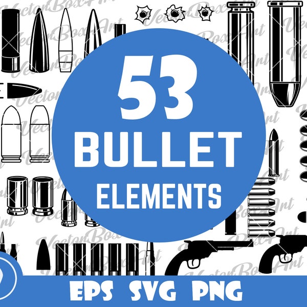 Bullet Svg - Etsy