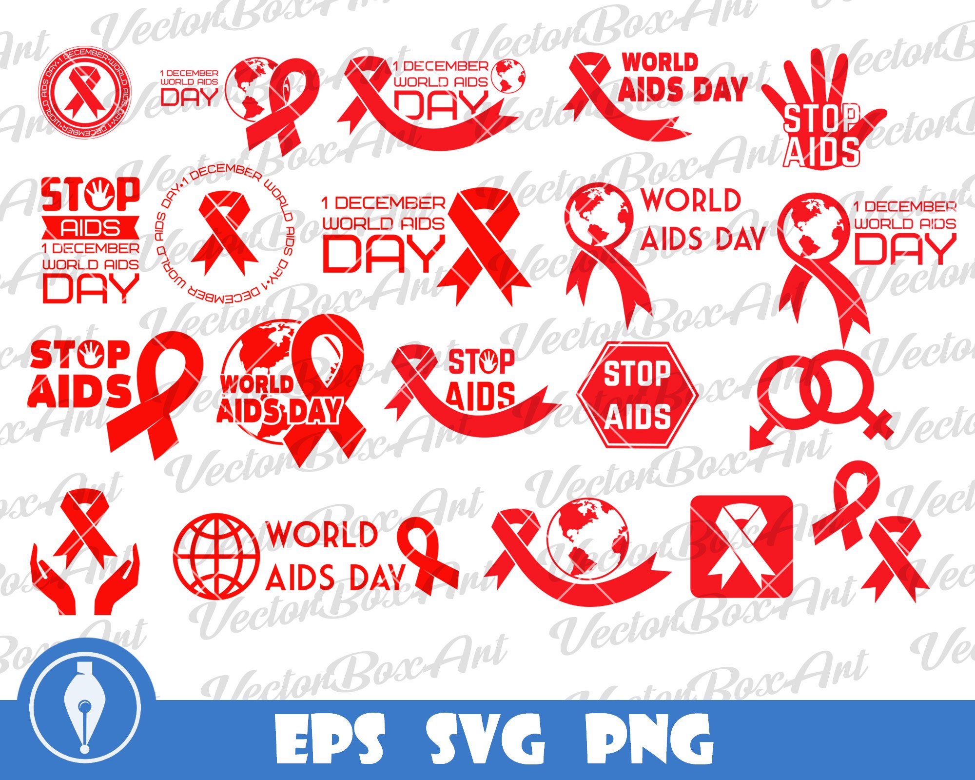 Aids Awareness Svg, World Aids Day Svg, World Aids Day 1st December ...