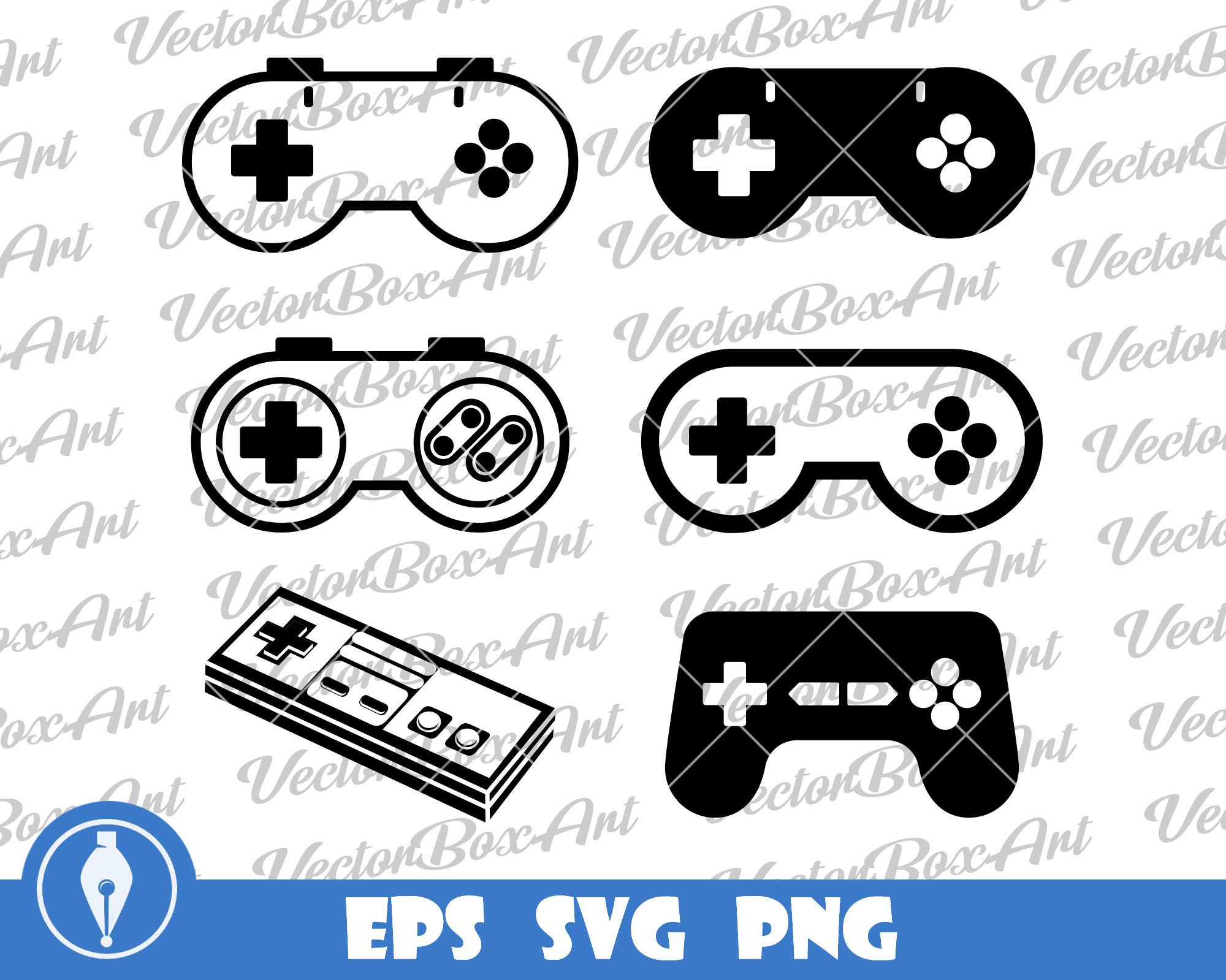 Gamepad Svg, Game Controller Clipart, Gamer Svg, Gamepad Clipart, Game ...