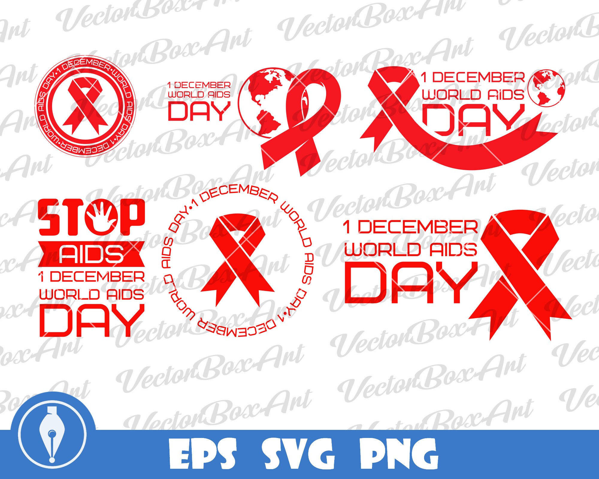 Aids Awareness Svg, World Aids Day Svg, World Aids Day 1st December ...