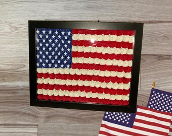 Paper Shadow Box Flag - Etsy