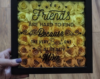 Best Friend Shadow Box - Etsy