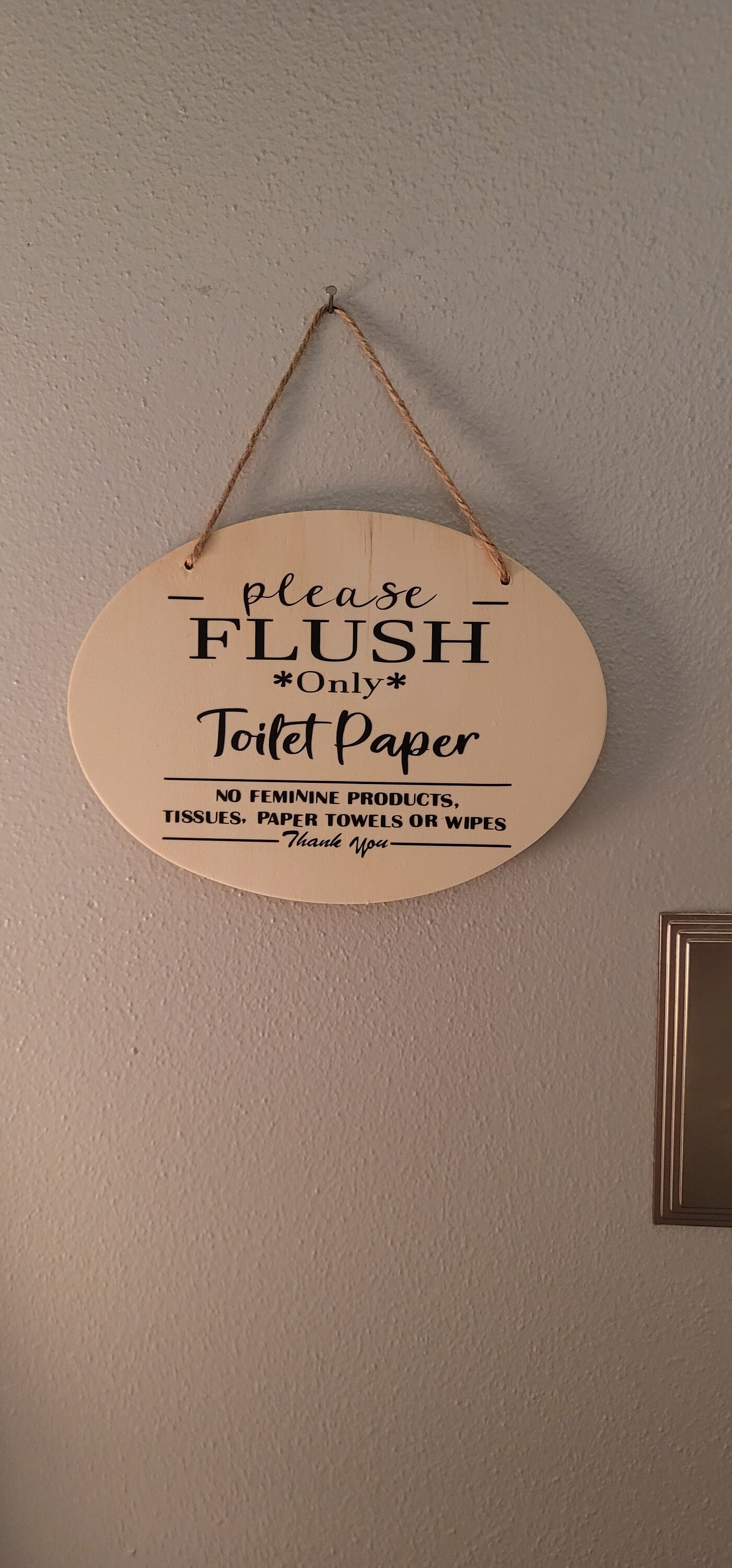 Please Only Flush....... Bathroom Sign - Etsy