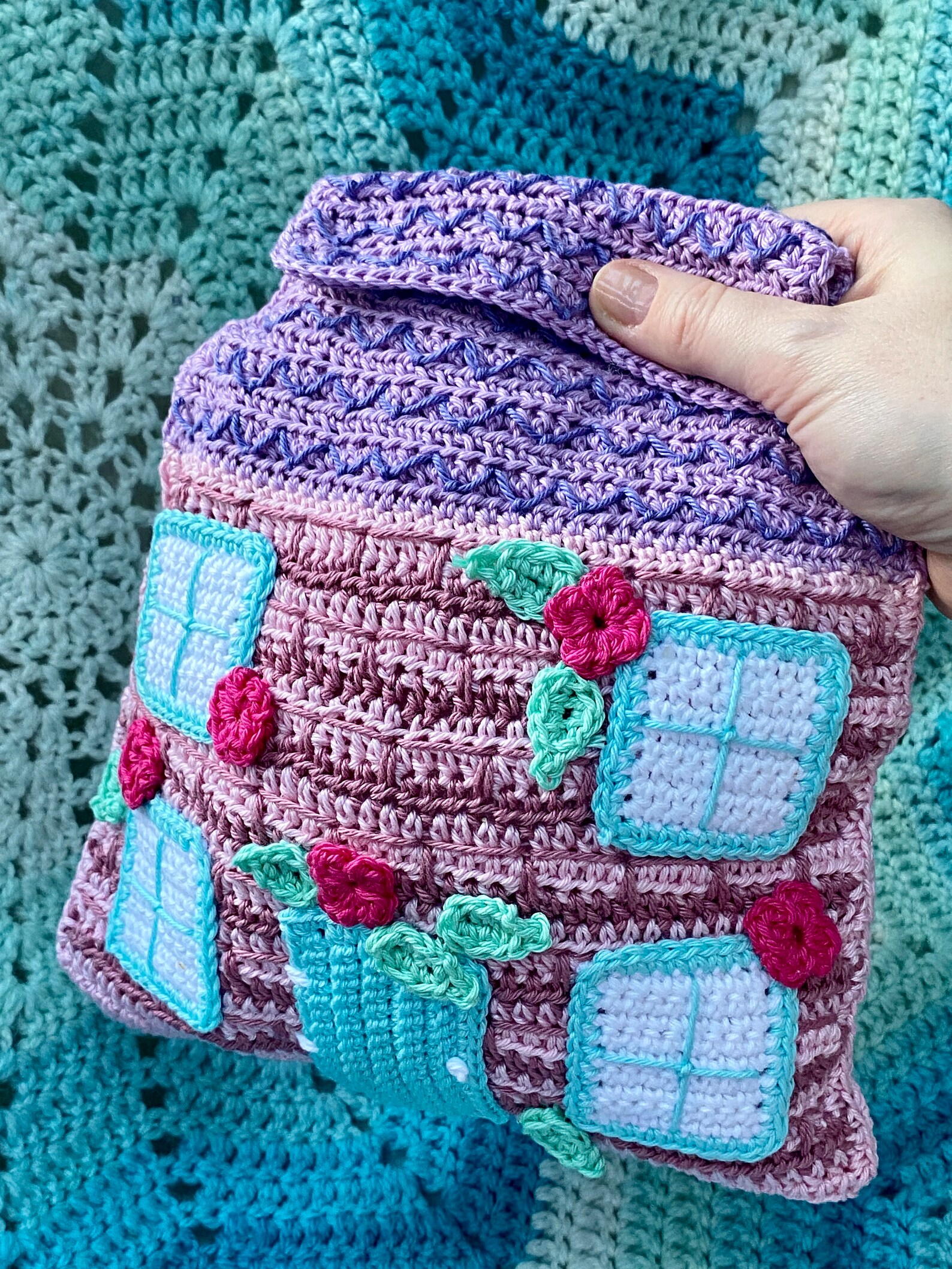Cosy House Pouch, Crochet Pattern Only, Crochet Pouch, Crochet House ...