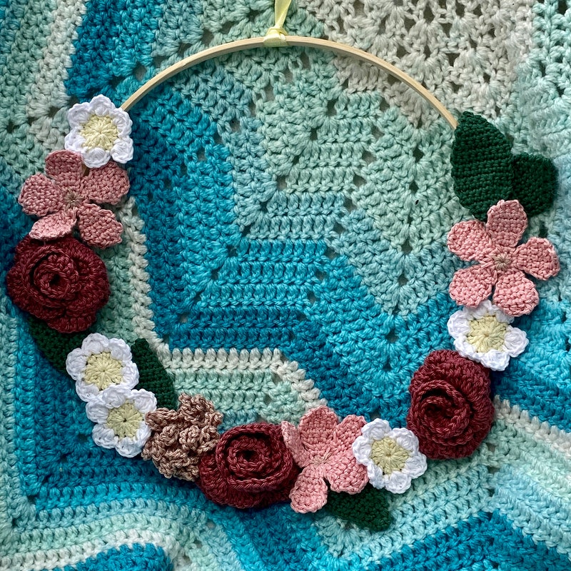 Flower Hoop Wreath - Etsy