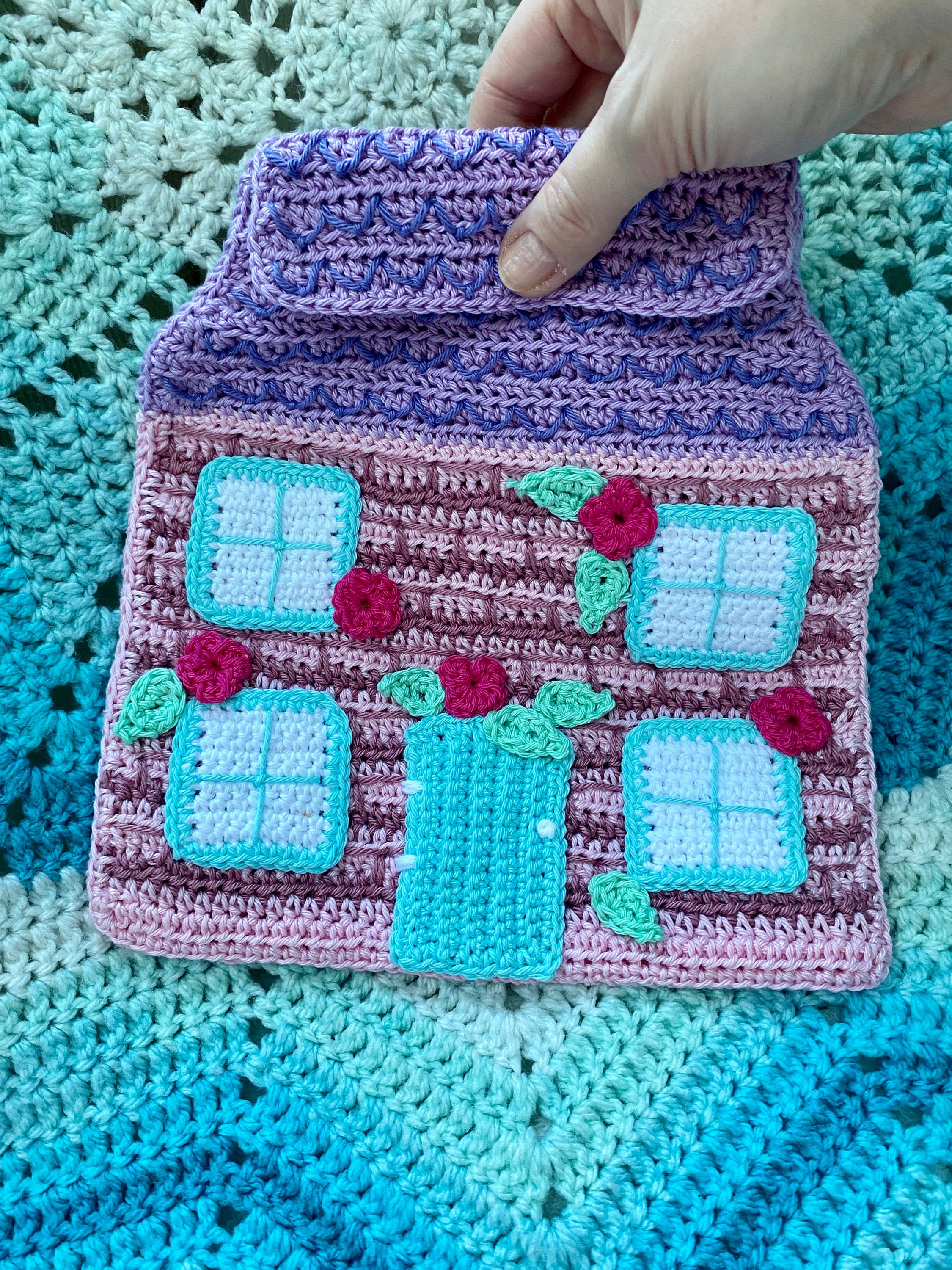 Cosy House Pouch, Crochet Pattern Only, Crochet Pouch, Crochet House ...