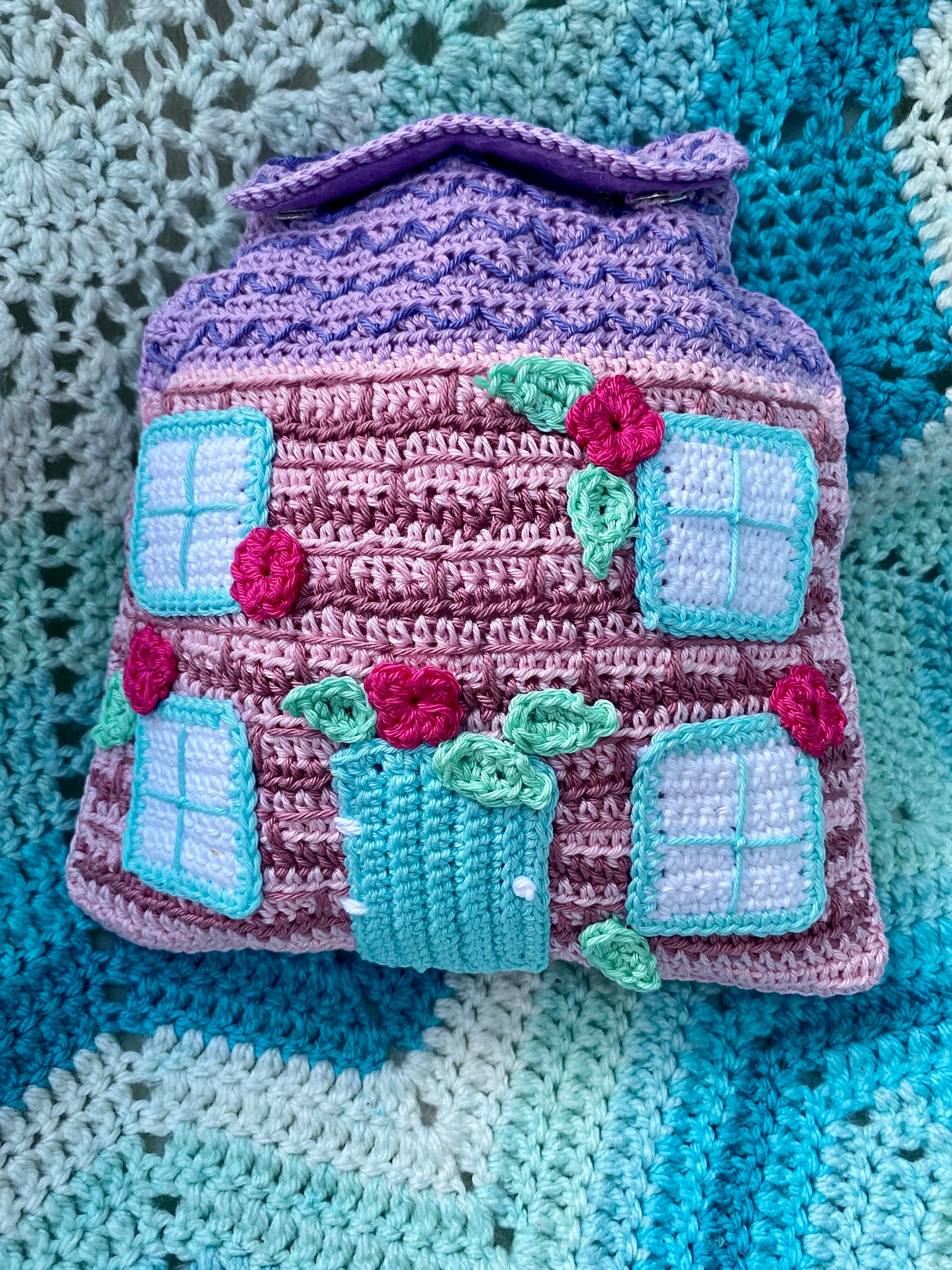 Cosy House Pouch, Crochet Pattern Only, Crochet Pouch, Crochet House ...